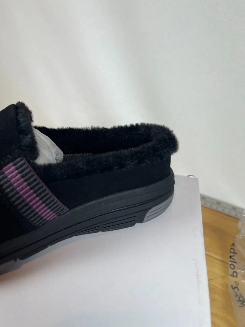 Ryka | Shoes | Ryka Alaska Black Slip On Shoes Womens 8m Faux Fur ...